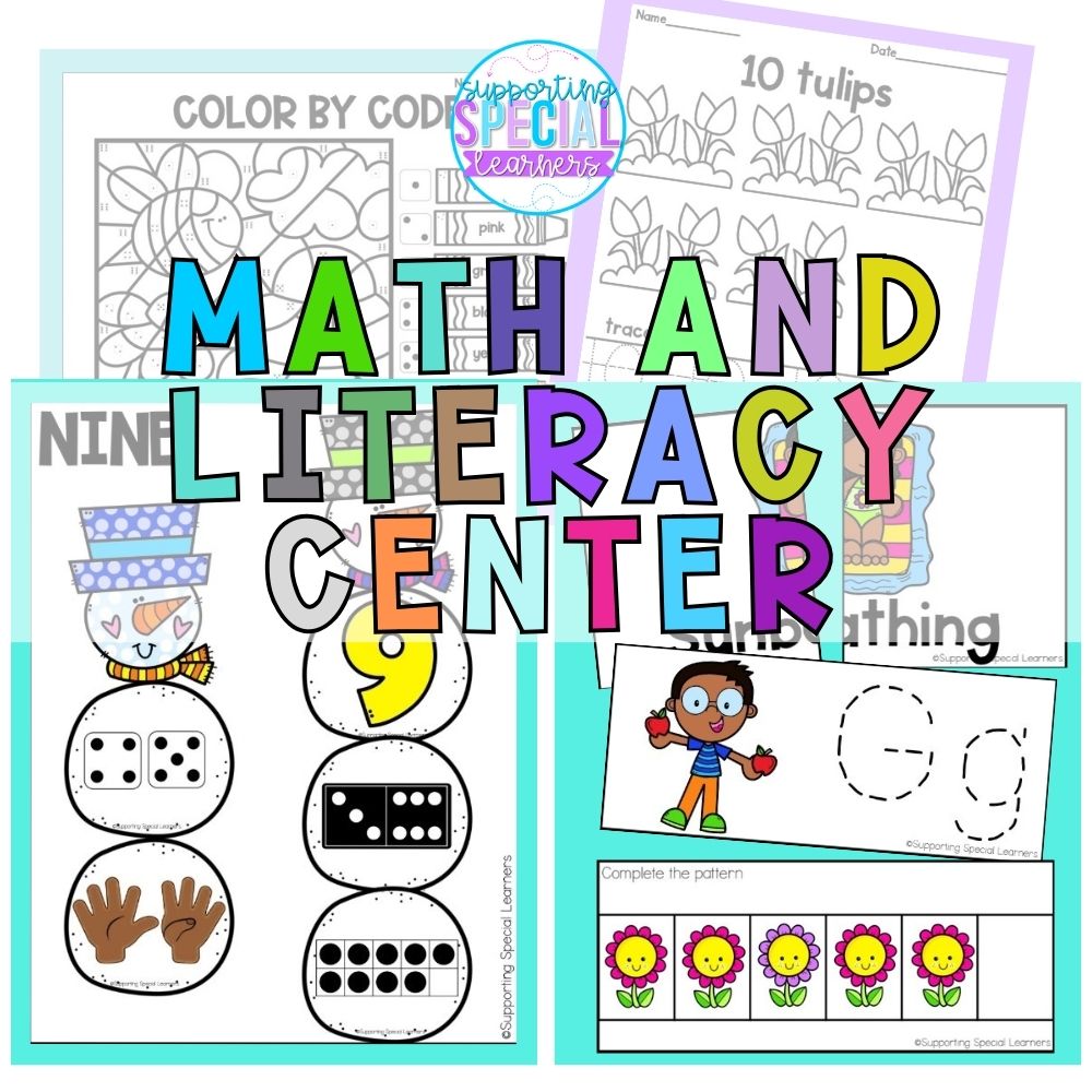 Math and Literacy Center