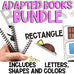 Adapted Books Alphabet, Shapes and Color - Special Education