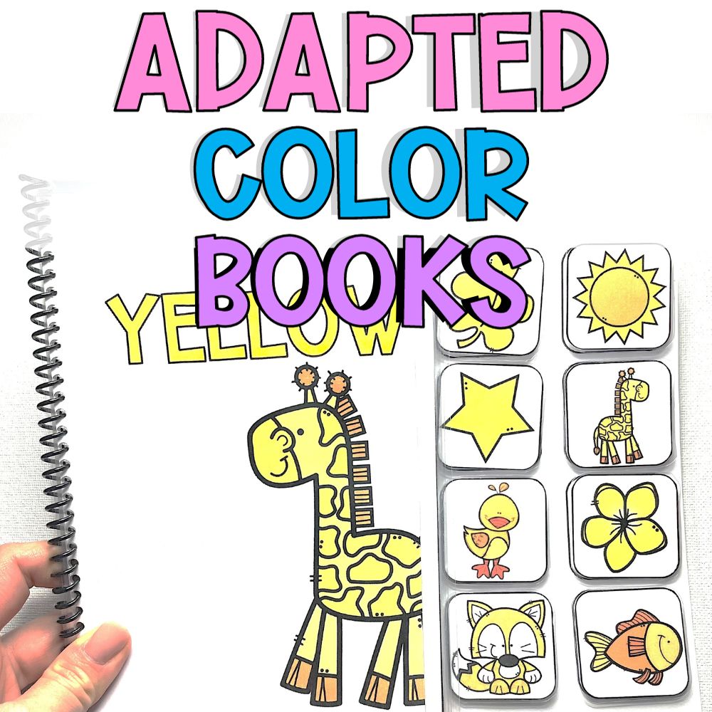 Adapted Color Books - Practice Colors and Build Vocabulary