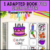 Alphabet Bundle - Adapted Books, Sorting Mats, Write The Room