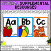 Alphabet Bundle - Adapted Books, Sorting Mats, Write The Room