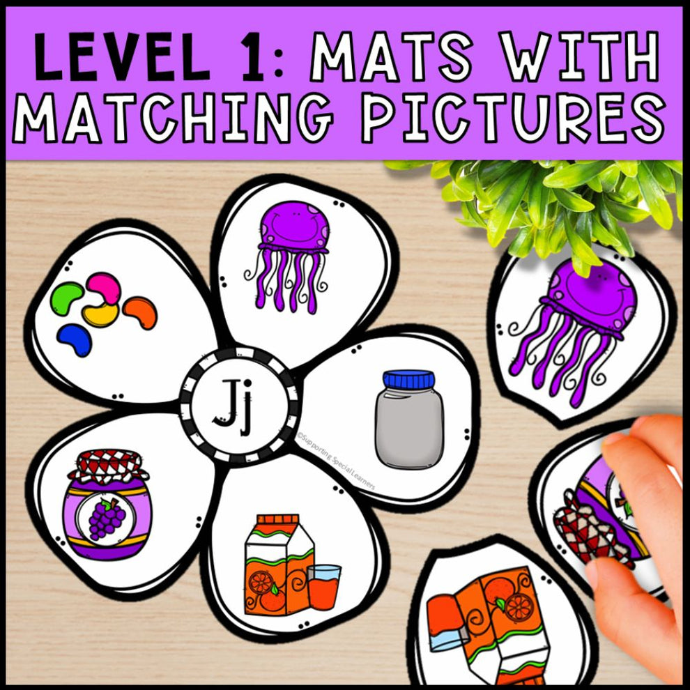 Alphabet Sorting Mats: Beginning Letter Sounds - Special Education