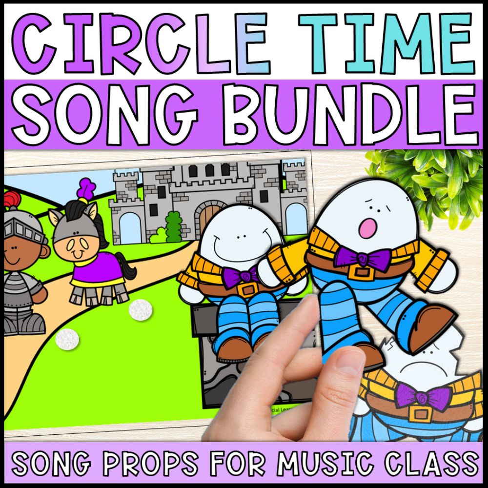 Circle Time Songs Bundle Music Activities - Special Education