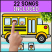 Circle Time Songs Bundle Music Activities - Special Education
