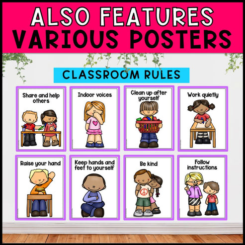 Classroom Behavior Management Visuals: Special Education