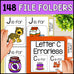 Errorless Learning Academic - File Folders and Task Boxes