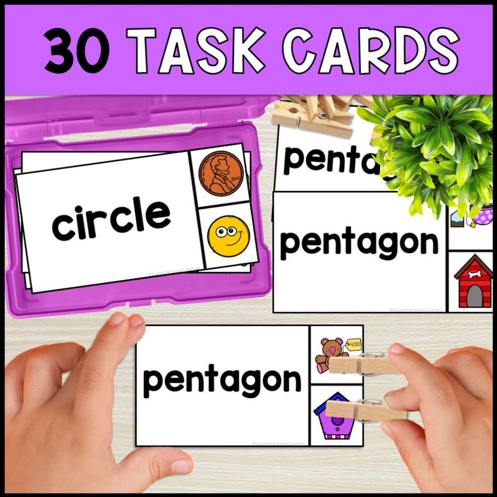 Errorless Learning Shape - Includes File Folders and Task Boxes