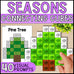 Fine Motor Activities Connecting Cubes Activities - 4 Seasons