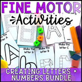 Fine Motor Activity Mats Bundle: Letters & Numbers