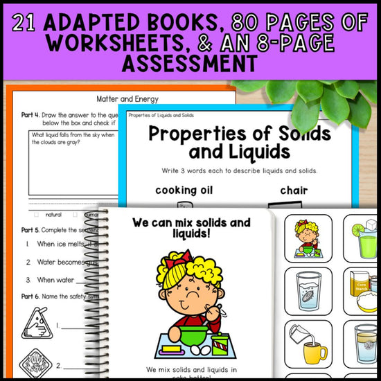 Grade 2 Adapted Science Bundle for Special Education