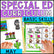 May Basic Concepts Worksheets for Special Education: ELA and Math