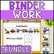Morning Work Binder Bundle: Special Education and Kindergarten