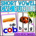 Short Vowel CVC Words Bundle with Real Photos for Special Ed