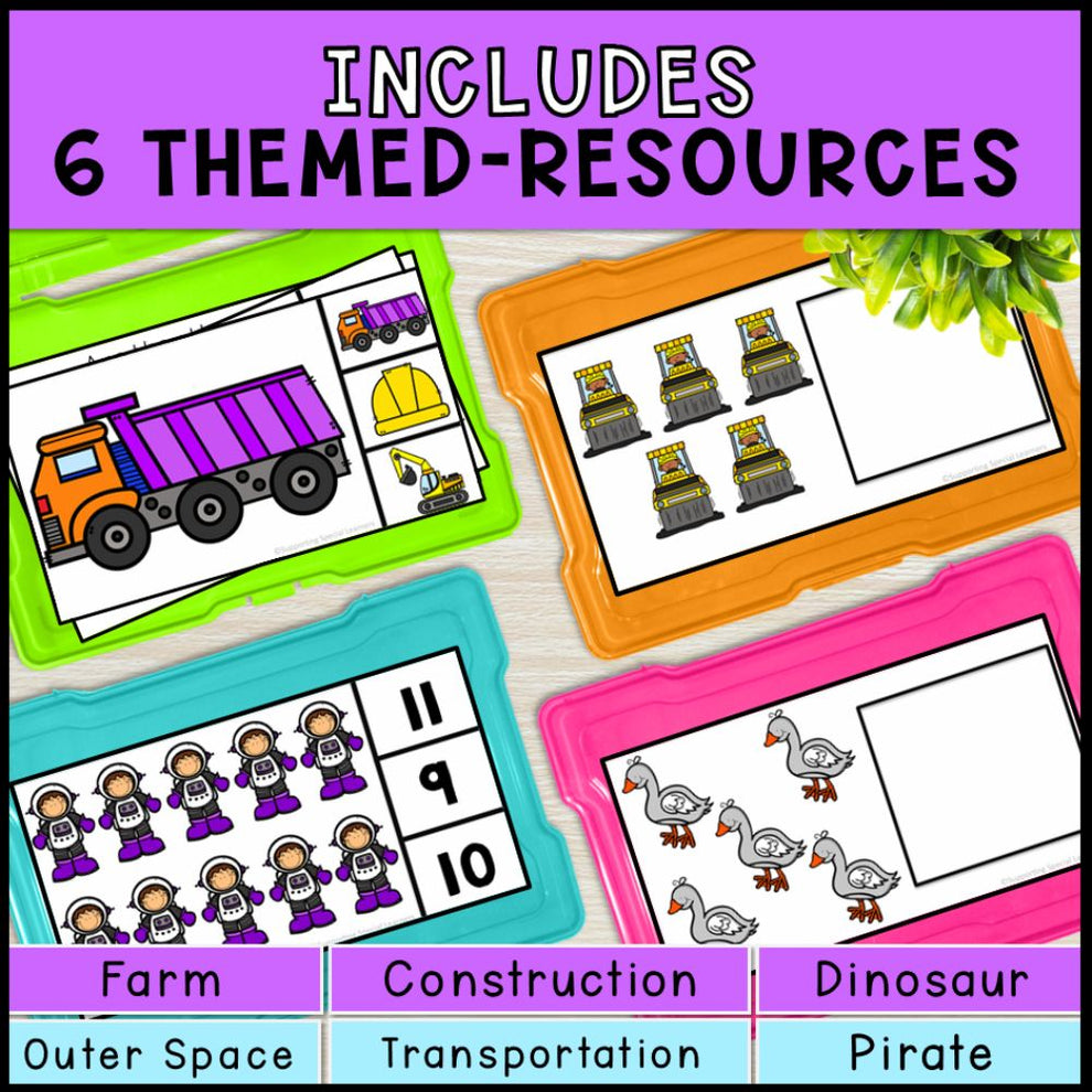 Six Themes Math and Literacy Centers: Special Education