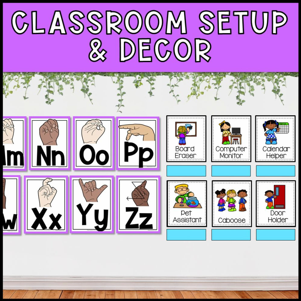 Special Education Classroom Setup, Decor & Management Bundle