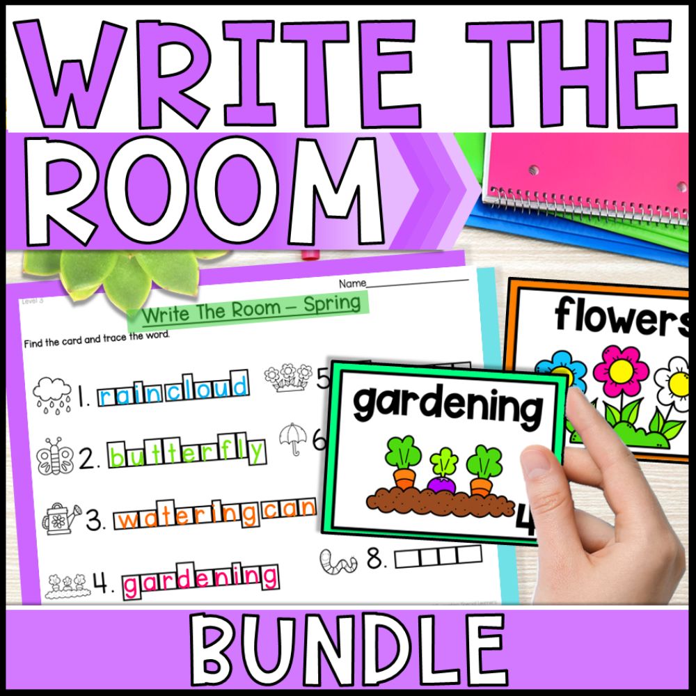 Write The Room Growing Bundle for Kindergarten and Special Ed