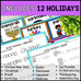 Write the Room Holidays Around the World: Worksheets - No Prep