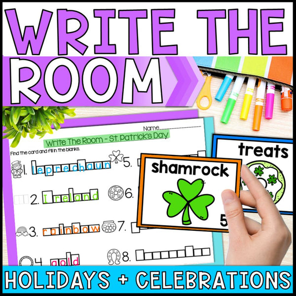 Write the Room Holidays Around the World: Worksheets - No Prep